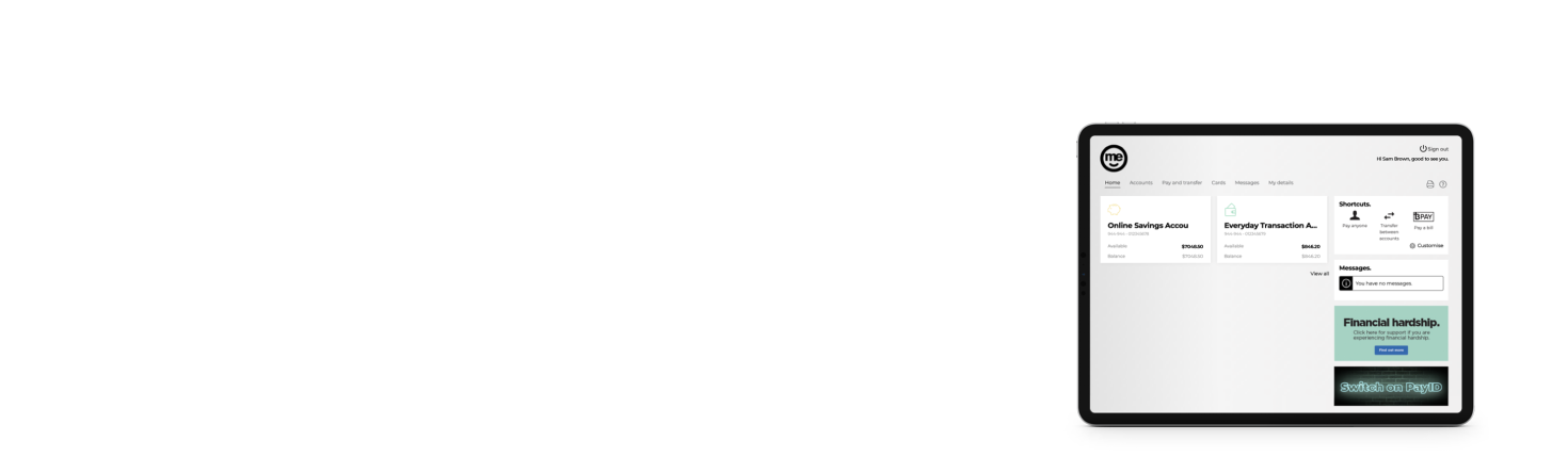 Online Banking | Internet Banking | ME Bank - ME Bank